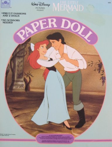Buy Walt Disney The LITTLE MERMAID PAPER DOLL Book UNCUT w Ariel ...