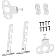 2 Sets Window Restrictor Locks Child Safety Catches Adjustable Sash ...