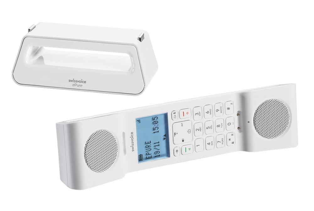 Swissvoice Epure V2 Full Eco Cordless Single DECT Telephone - White ...