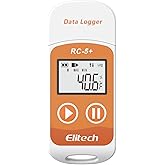 Elitech RC-5 Plastic 32000 Points High Accuracy USB Temperature Data ...