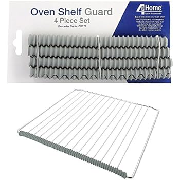 4YourHome Universal Oven Shelf Protectors Rubber Guard Trim to Protect ...
