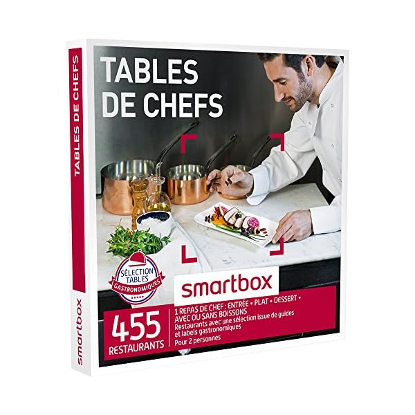SMARTBOX - Coffret Cadeau - TABLES DE CHEF - 455 repas avec une ...