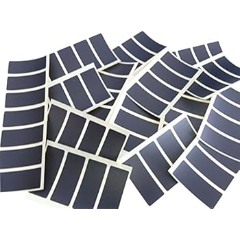80 Labels 50x20mm Rectangle, Black Colour Code Stickers, Self-Adhesive ...