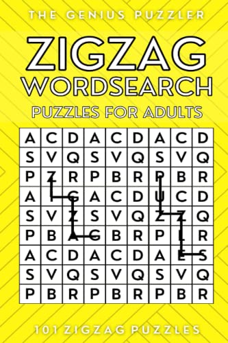 Zig Zag Wordsearch Puzzles for Adults: 101 Wordsearches - Perfect Brain ...