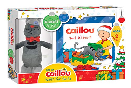Caillou Waits for Santa Gift Set: Book with 2 Stories and Gilbert Plush ...
