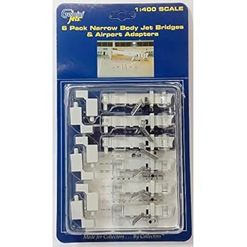 Gemini Jets Airbridge Set 1 with 6-Pack Narrowbody Jet Bridges and ...