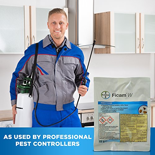 Bayer Ficam W 1 x 15g Professional Use Flea Killer Mite Spray Mite ...
