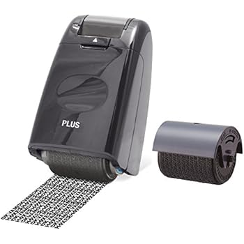 ID Protection Self Inking Stop Identity Theft Erase-It Hide Rolling ...
