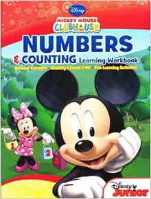 Mickey Mouse Clubhouse Numbers & Counting Learning Workbook: Amazon.co ...