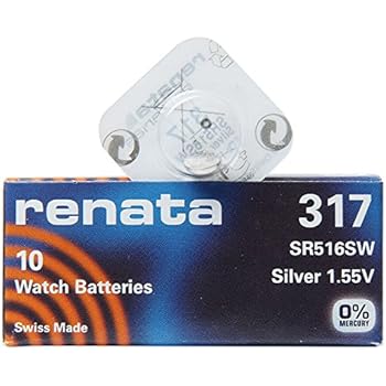 10 RENATA 317 WATCH BATTERIES (SR516SW): Amazon.co.uk: Kitchen & Home