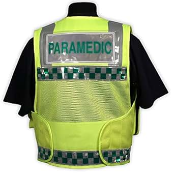 Protec Yellow Medic Paramedic Ambulance Response vest (Large 46"-50 ...