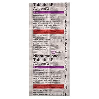 Acitrom 2 - Strip of 30 Tablets : Amazon.in: Health & Personal Care
