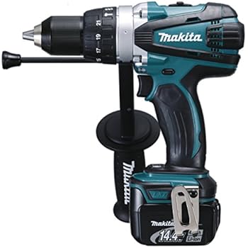 Makita DHP453RFX2 Perceuse viceuse à percussion /2 batteries 18 V 3Ah ...