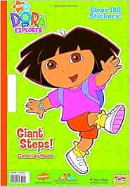 Buy Giant Steps! (Dora the Explorer) (Giant Steps Coloring Book) Book ...