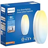 Philips Polycarbonate Full Glow Motion Sensor 15-watt Round LED Surface ...