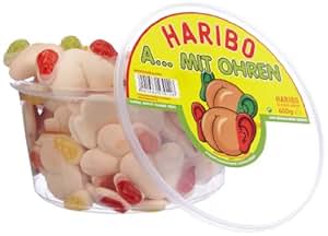 Haribo A... mit Ohren 650 g Dose, 2er Pack (2 x 650 g): Amazon.de ...