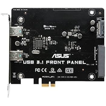 ASUS USB 3.1 Gen 2 Type-A Front Panel - Black: Amazon.co.uk: Computers ...
