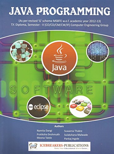 Buy JAVA Programming - MSBTE, ‘G’ Scheme, Semester - V Book Online at ...