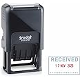 Trodat Printy 4750 Dater Stamp with English Phrase RECEIVED - Self Inking, Red Ink Date and Blue ...