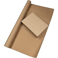 750mm x 20M Heavy Duty Brown Kraft Wrapping Paper Roll 90gsm – 20 ...