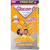 Glucon-D, Orange flavoured Glucose Based Beverage Mix - 500 g (450g ...