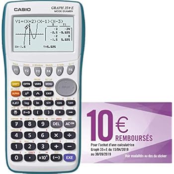 Casio Graph 25+ E Calculatrice graphique avec mode examen: Amazon.fr ...