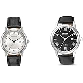 Citizen Reloj Analógico para Hombre de Cuarzo con Correa en Cuero ...