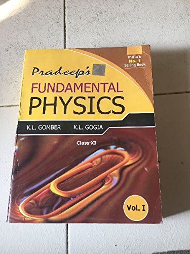 Amazon.in: Buy Pradeep fundamental physics class 11th part - 1 ...