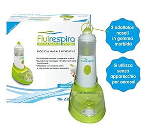 DOCCIA NASALE PORTATILE FLUIRESPIRA: Amazon.it: Elettronica