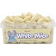 Hannah's White Mice Cream Flavour Candy Pieces – Bulk Tub | Sweet Mice ...