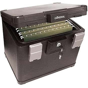 Cathedral A4 Security Fireproof / Waterproof Filing Chest Deed / Safe ...