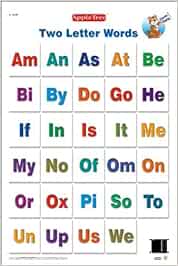 Buy Educational Charts : Two Letter Words Book Online at Low Prices in ...