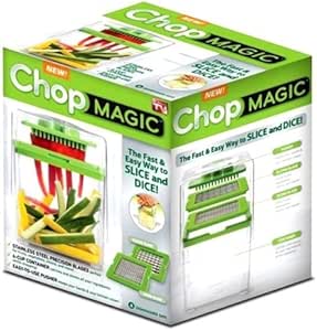 Chop Magic As Seen On TV Food Chopper Fruit Vegetable Slicer Manual ...