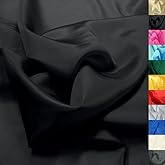 TOLKO Futterstoff Meterware Futter-Taft | Blickdicht knitterarm | universal Stoff Dekostoff ...