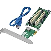 StarTech.com PCI Express to PCI Adapter Card - PCIe to PCI Converter Adapter with Low Profile ...