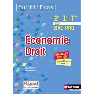 Economie-Droit 2e/1re/Tle Bac Pro Tertiaires Livre Pdf Gratuit A Telecharger