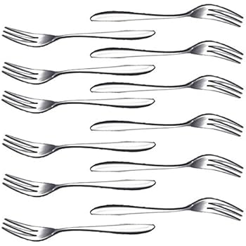 Windsor Stainless Steel Pastry Forks, Silver, Set of 4: Amazon.co.uk ...