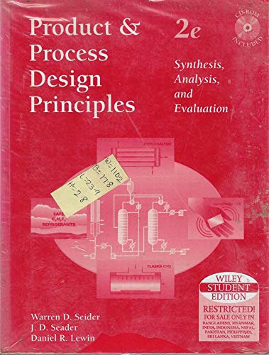 Buy Product And Process Design Principles 2E Book Online at Low Prices ...