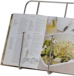 Edler Kochbuchständer METALL - Halter für Buch, Kochbuch oder Rezept ...