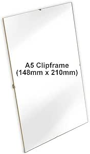 A5 Clip Frame Picture Photo Frames A5 Frameless Poster Styrene 148mm x ...