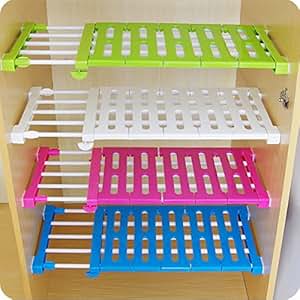 PDFans Extendable Adjustable Storage Rack Shelf for Kitchen Cupboard ...