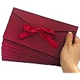 10 Pack Retro Kraft Envelopes Buckle Envelope with Ribbon Gift Card ...
