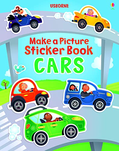 Make a Picture Sticker Book Cars (Usborne Make a Picture Sticker Book ...