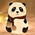 ZKLiLi Panda Night Light, Cute Animal Night Lamp,Squishy Silicone Panda ...