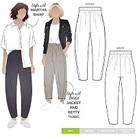 Style Arc Sewing Pattern - Albie Woven Pant and Short (Sizes 10-22 ...