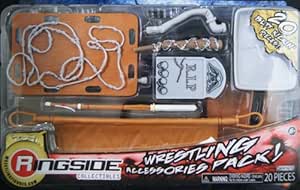 JAKKS EXCLUSIVE 20 PIECE HARDCORE WEAPONS WRESTLING ACCESSORIES PACK ...