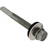 TechFast Heavy Duty Sheet to Steel Roofing Screws | 5.5 x 80mm | Elementech | Bag 50 : Amazon.co ...