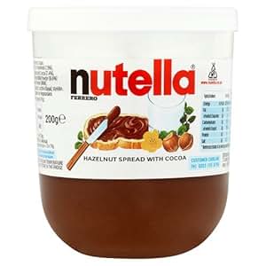 Nutella Hazelnut Chocolate Spread, 200g: Amazon.co.uk: Grocery