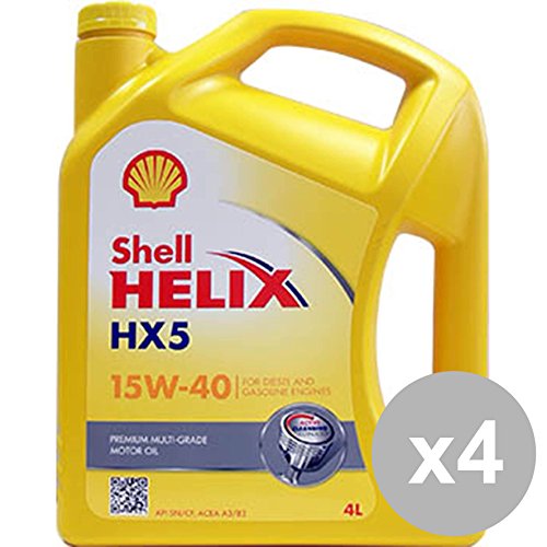 Buy SHELL Set 4 Olio Shell Helix Hx5 15W40 Sna3B3 A10E 4Lt Lubrificanti ...