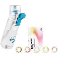 AIR UP® water bottle Gen2 original starter set with pods in 5 flavours ...